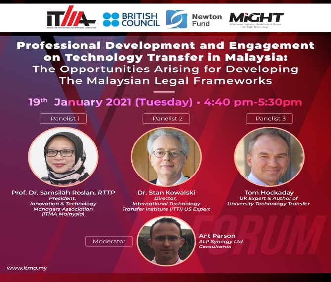 ITMA MALAYSIA – INNOVATION AND TECHNOLOGY MANAGERS ASSOCIATION